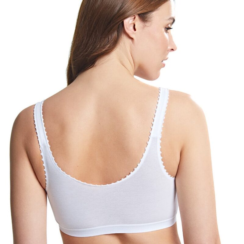 wirefree Cotton, front fastening Comfi-bra.